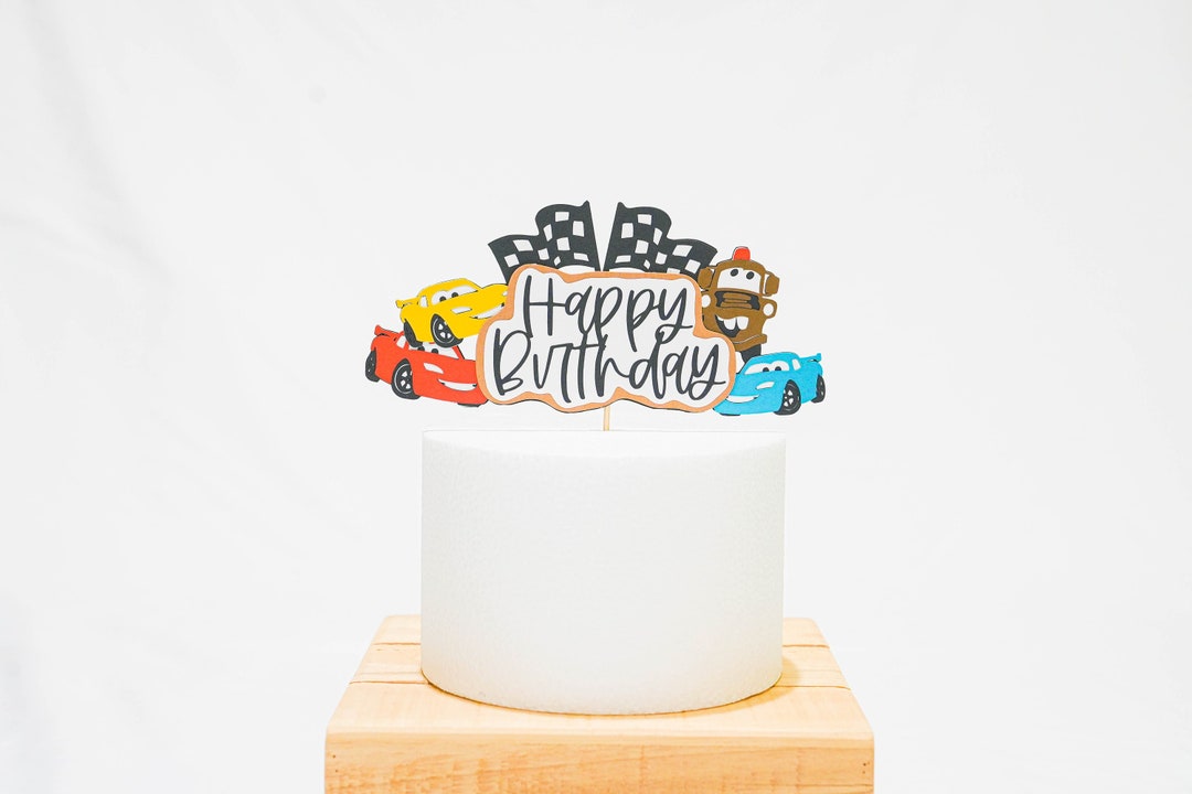 Race Car Cake Topper, Cars Cake Topper - Etsy