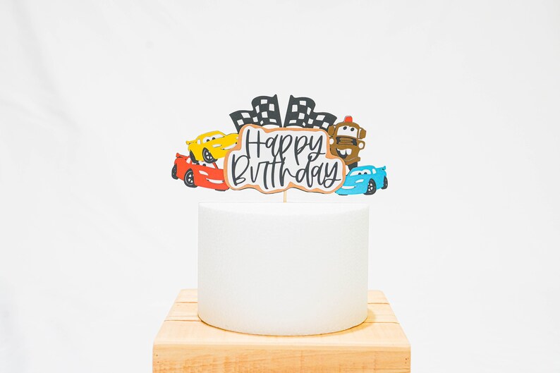 Race Car Cake Topper, Cars Cake Topper - Etsy