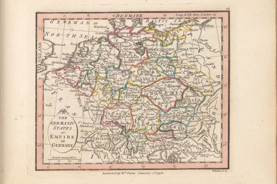 Map of Germany, Printable Germany Map, Germany Map Poster, Germany Map ...