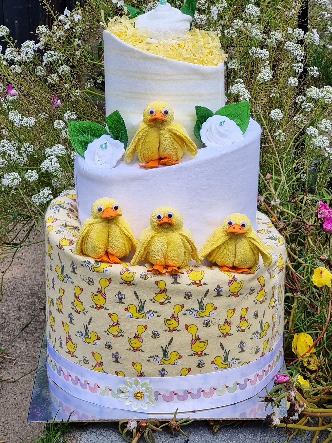 Nappy Cake little Quackers. the Perfect Baby Shower, Welcome New Bub or ...