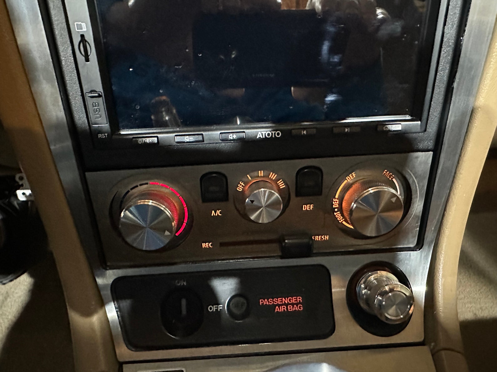 Miata MX5 HVAC Anodized Aluminum Knurled Silver Climate Control Knobs ...