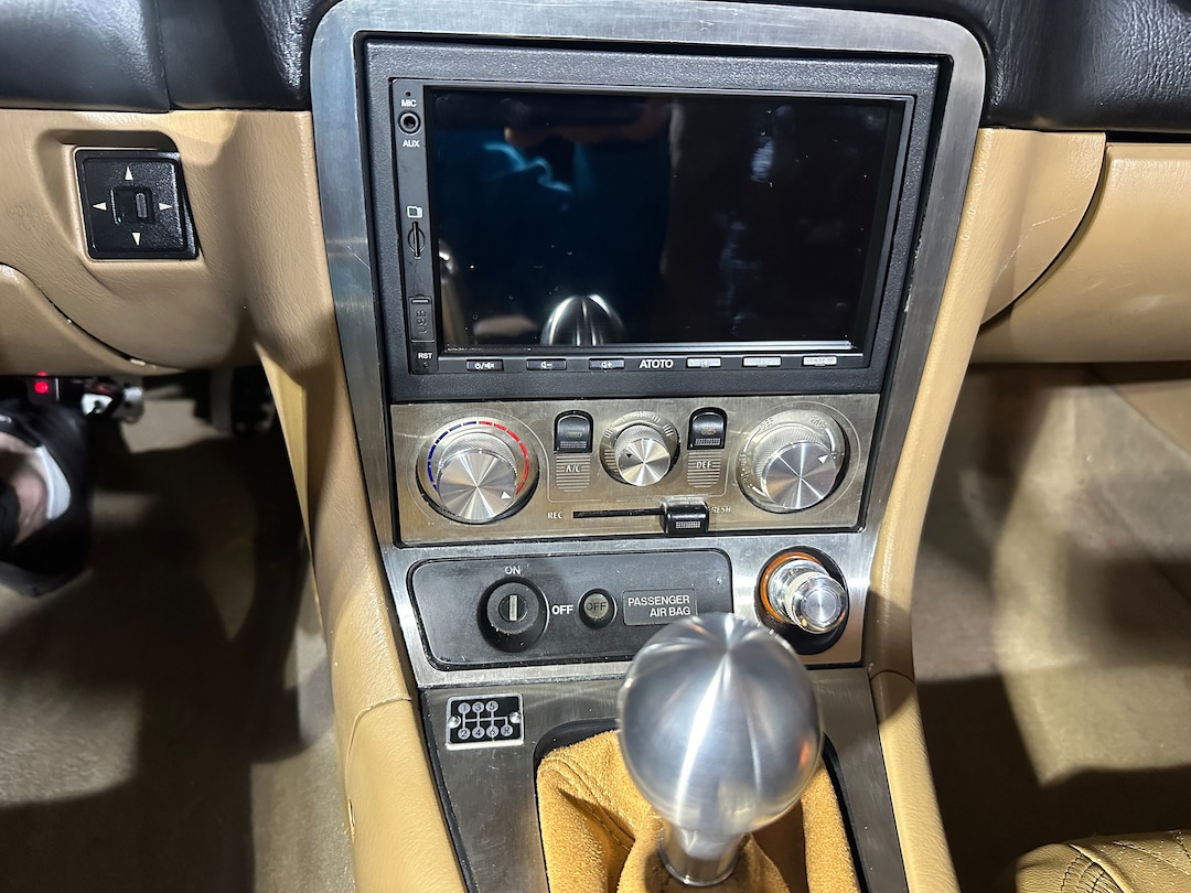 Miata MX5 HVAC Anodized Aluminum Knurled Silver Climate Control Knobs ...