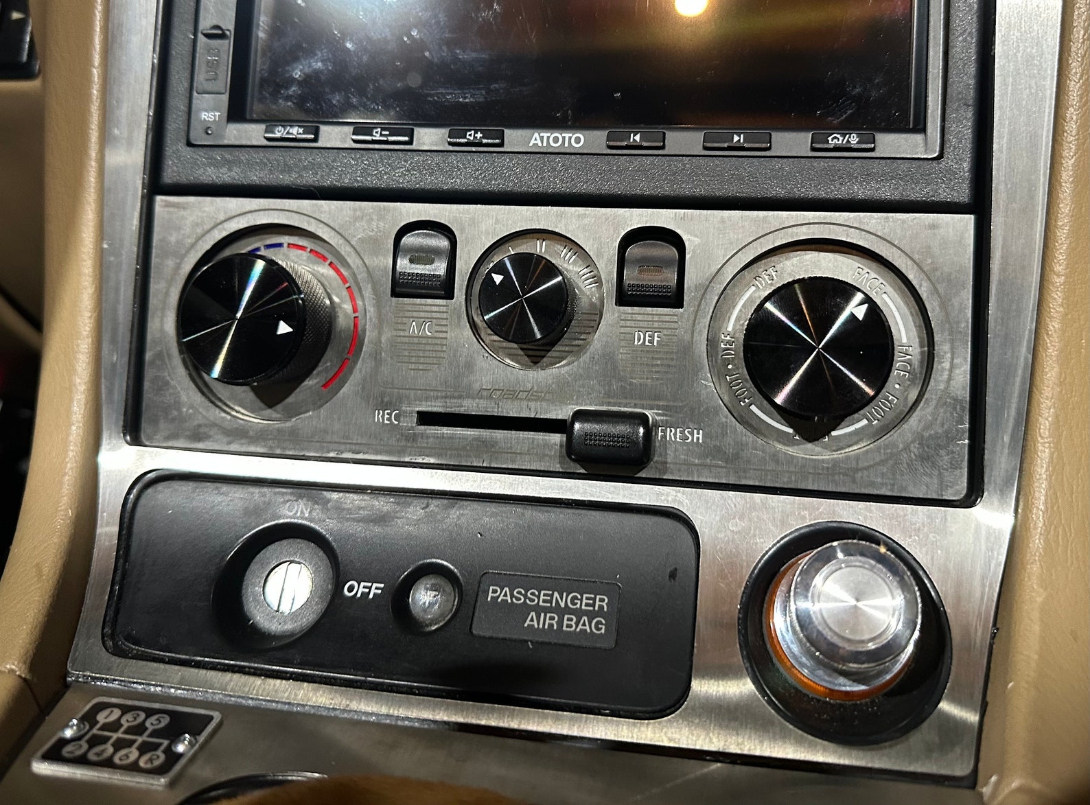 Miata MX5 HVAC Anodized Aluminum Knurled Black Climate Control Knobs ...