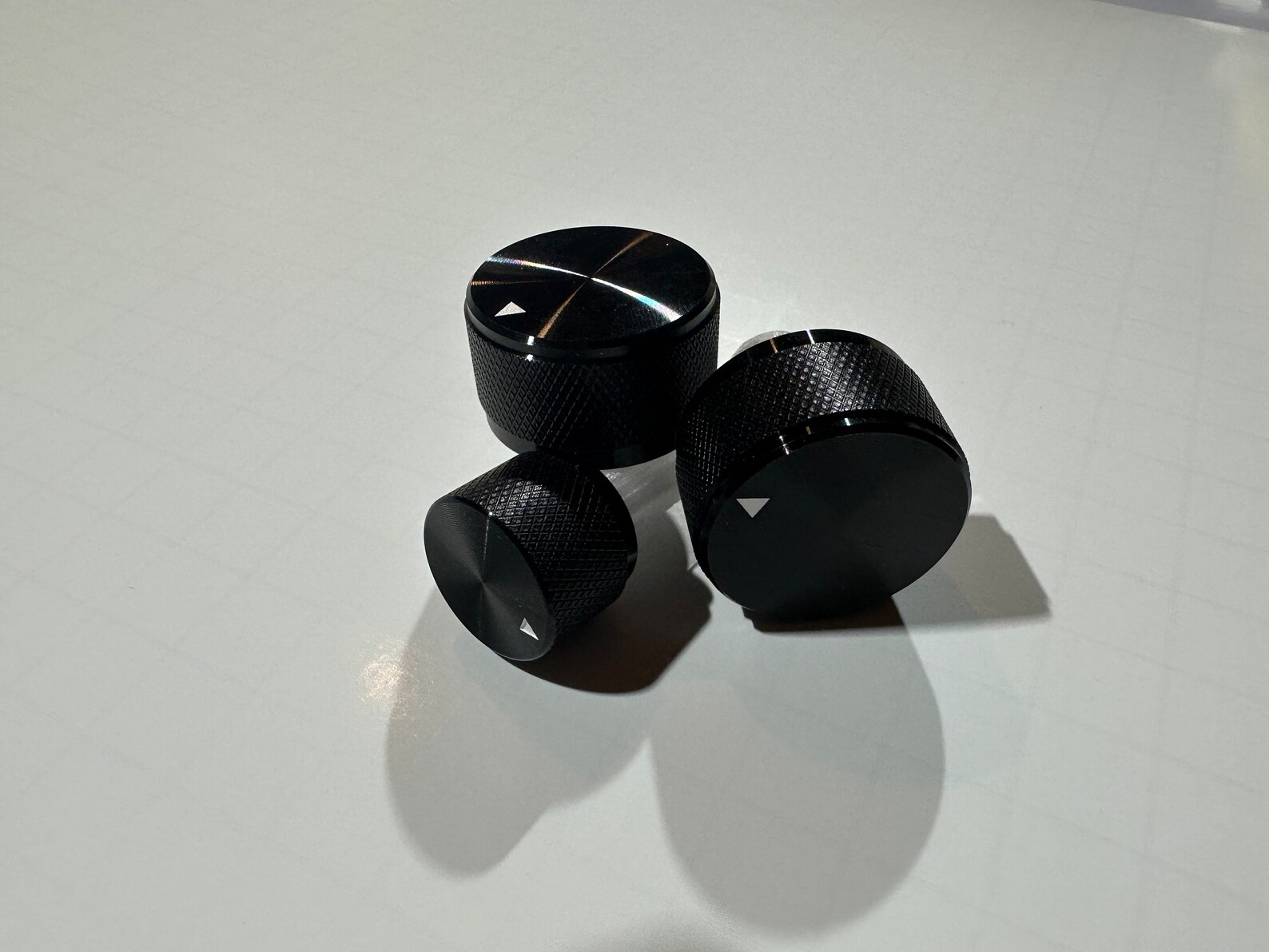 Miata MX5 HVAC Anodized Aluminum Knurled Black Climate Control Knobs ...