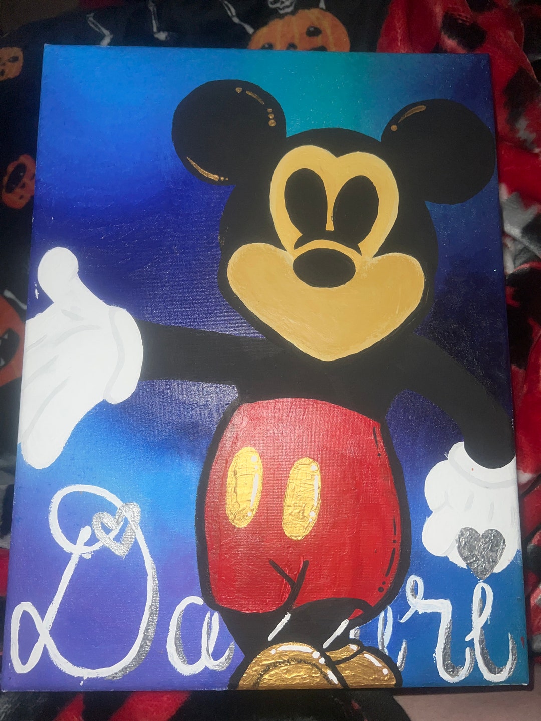 Cartoon Acrylic Painting Commission - Etsy