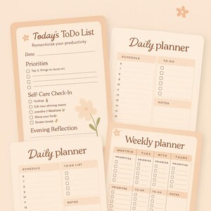 Digital To-do List Template Printable and Goodnotes Compatible ...