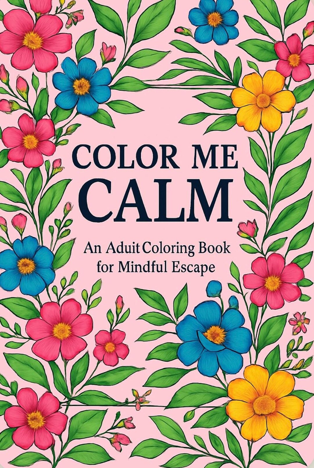 Color and Calm A Printable Adult Coloring Book for Relaxation and ...