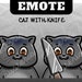 Animated Emote Card Tap Static Cute Card Emote Perfect for Stream Decor ...