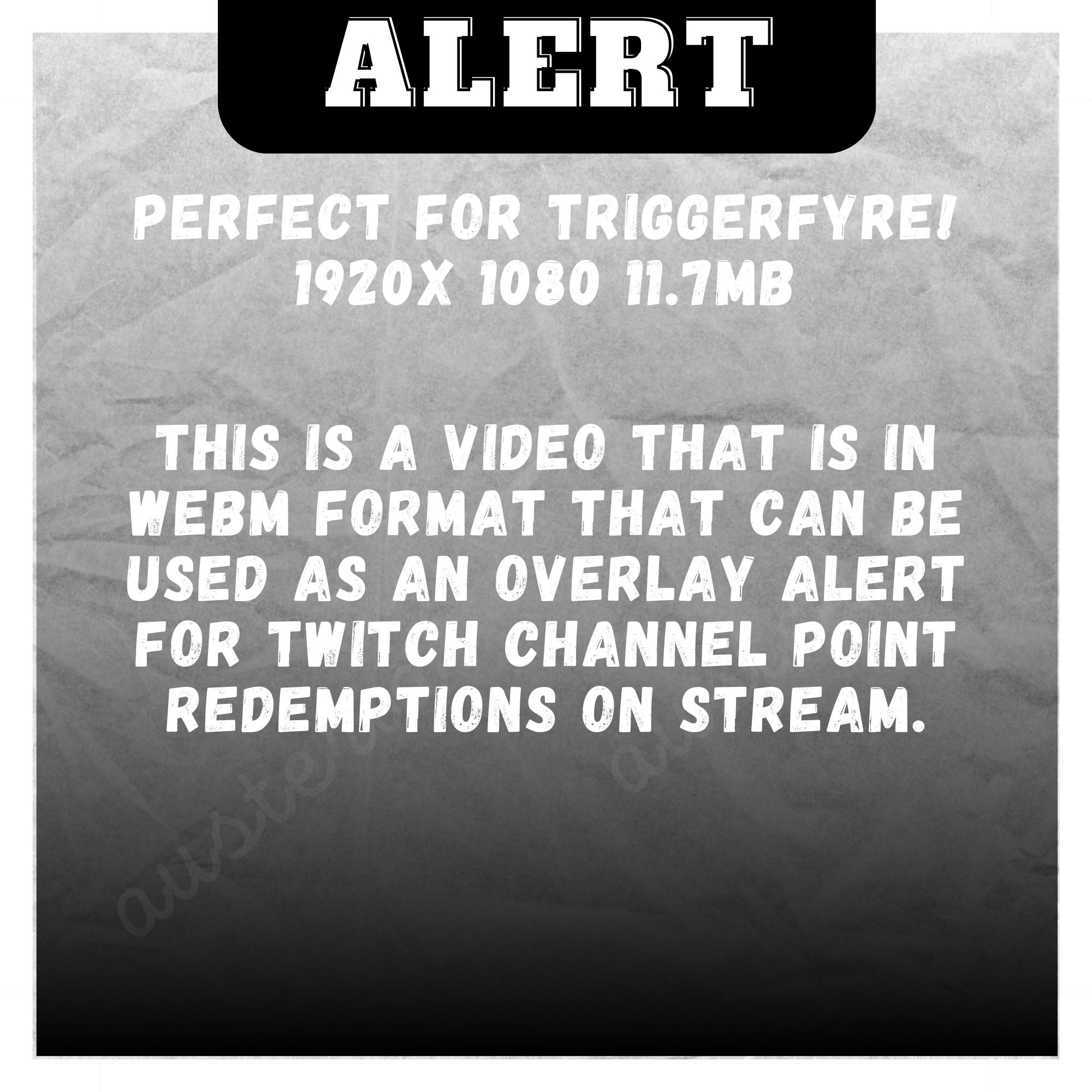 Animated Water on Stream Effect Alert Overlay on Transparent Background ...