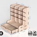 Desktop Organizer With Drawers for Laser Cut Files, Pencil Storage SVG ...