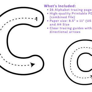 Alphabet Tracing Cards & Worksheets | ABC Flashcards Printable ...