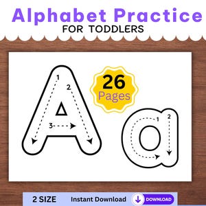 Alphabet Tracing Cards & Worksheets | ABC Flashcards Printable ...