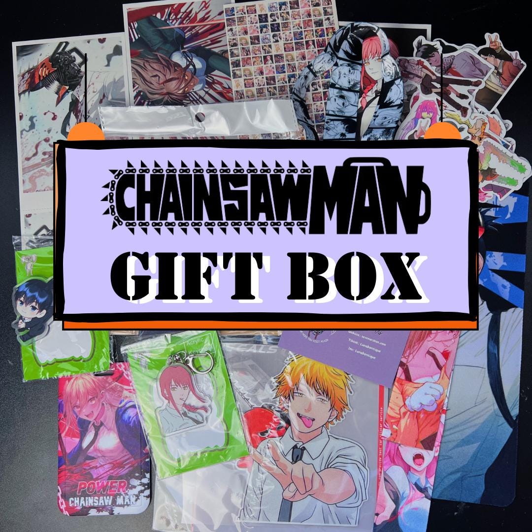CHAINSAW MAN Surprise Box, Custom Csm Gift Box, Birthday Gift ...