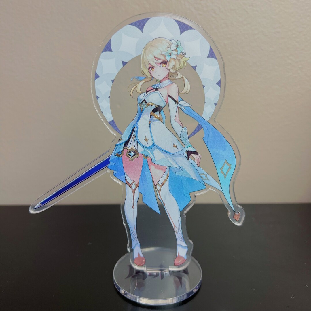 Genshin Impact Lumine Standee, Genshin Impact Lumine Action Figure ...