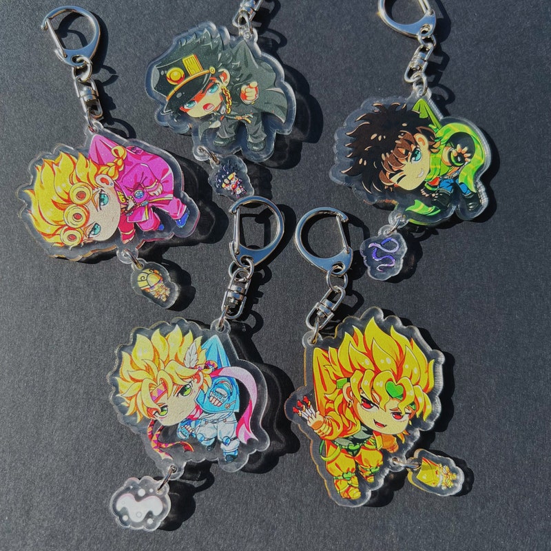 Cute Anime Keychains - Etsy