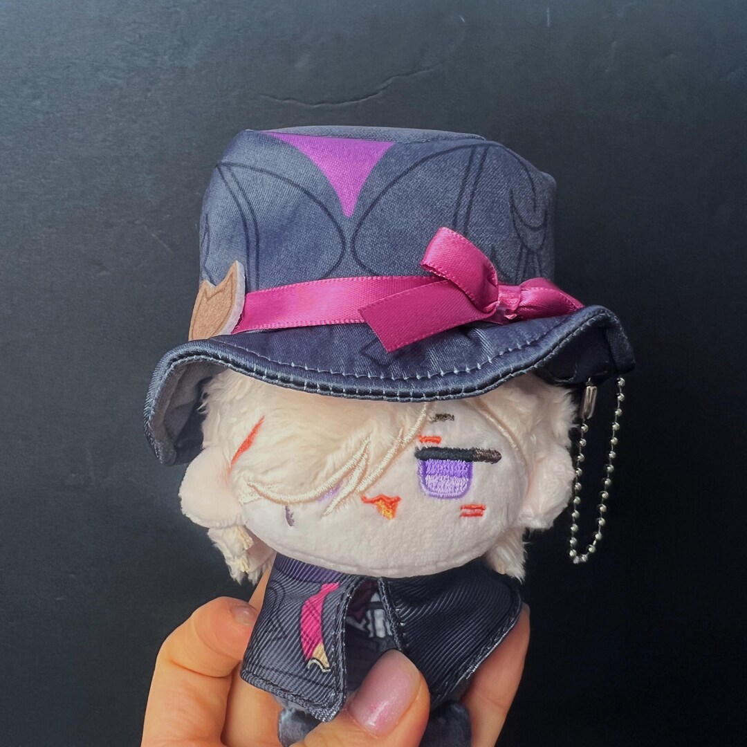 Lyney Plushie, Genshin Impact Lyney Plushie, Hand Design Genshin Impact ...