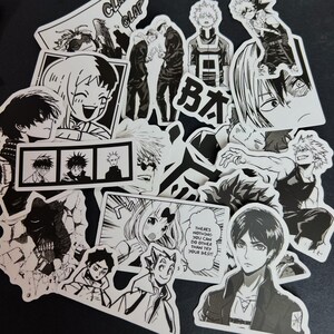 Anime Manga Stickers, 100 Assorted Random Anime Manga Stickers ...