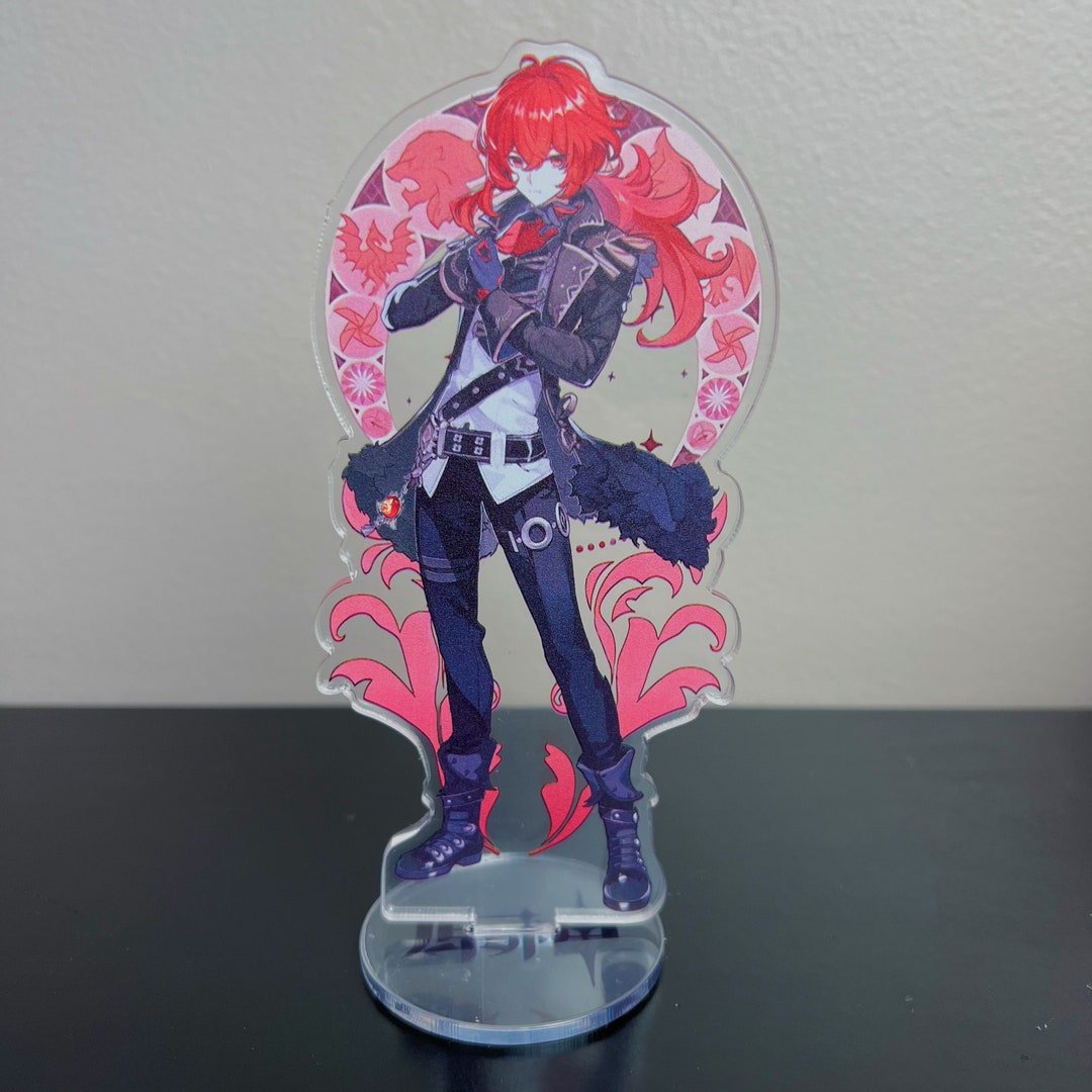 Genshin Impact Diluc Standee, Genshin Impact Diluc Action Figure ...