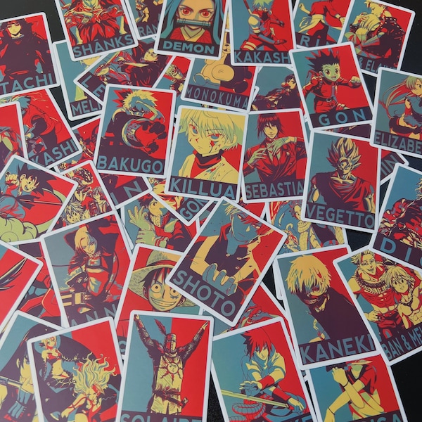 Anime Sticker Pack - Etsy