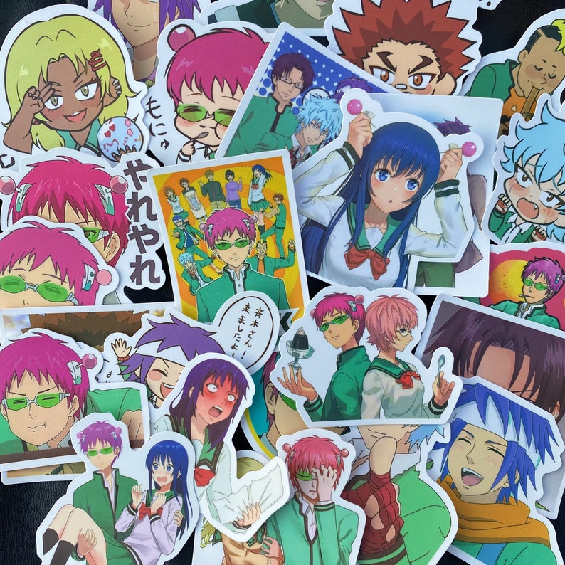 Anime Stickers 1-100 Assorted Popular Anime Stickers - Etsy