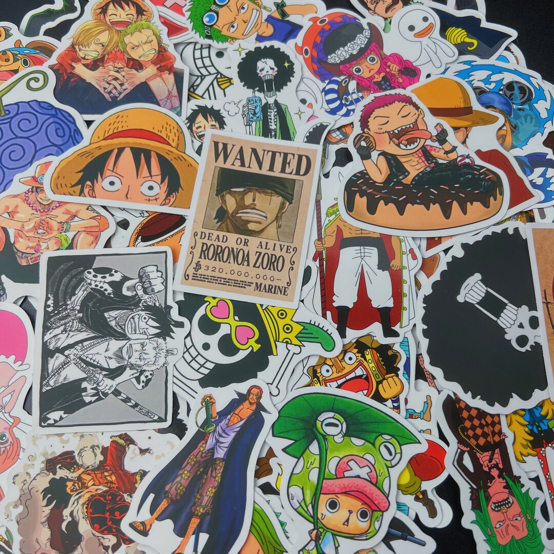 Anime Stickers, 1-100 Assorted Anime Stickers, Popular Anime Stickers ...