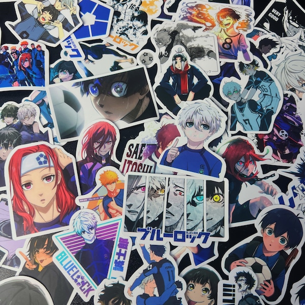 Blue Lock Stickers - Etsy