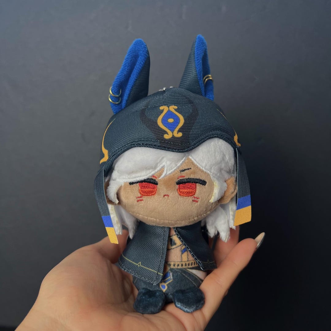 Cyno Plushie, Genshin Impact Cyno Plushie, Hand Design Genshin Impact ...