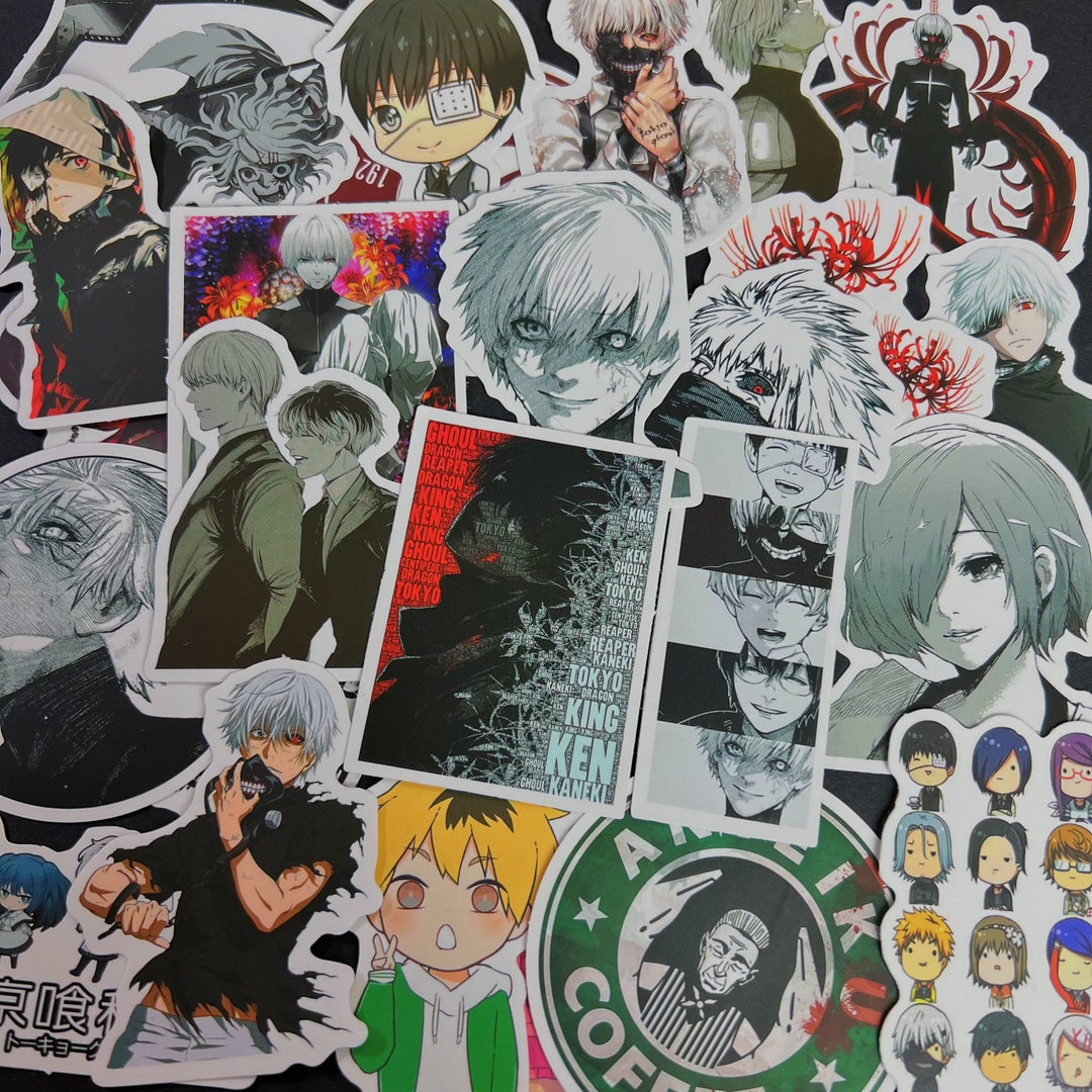 Anime Stickers, 1-150 Popular Anime Stickers, Waterproof Anime Ghoul ...