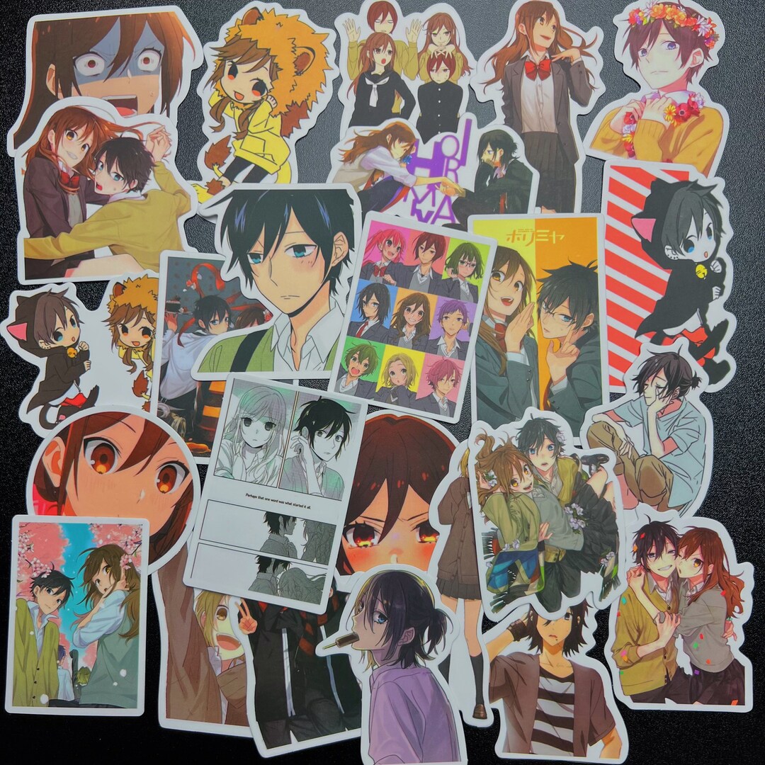 Horimiya Anime Stickers, 1-100 Horimiya Stickers, Waterproof Anime ...