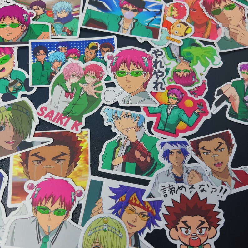 Anime Stickers 1-100 Assorted Popular Anime Stickers - Etsy