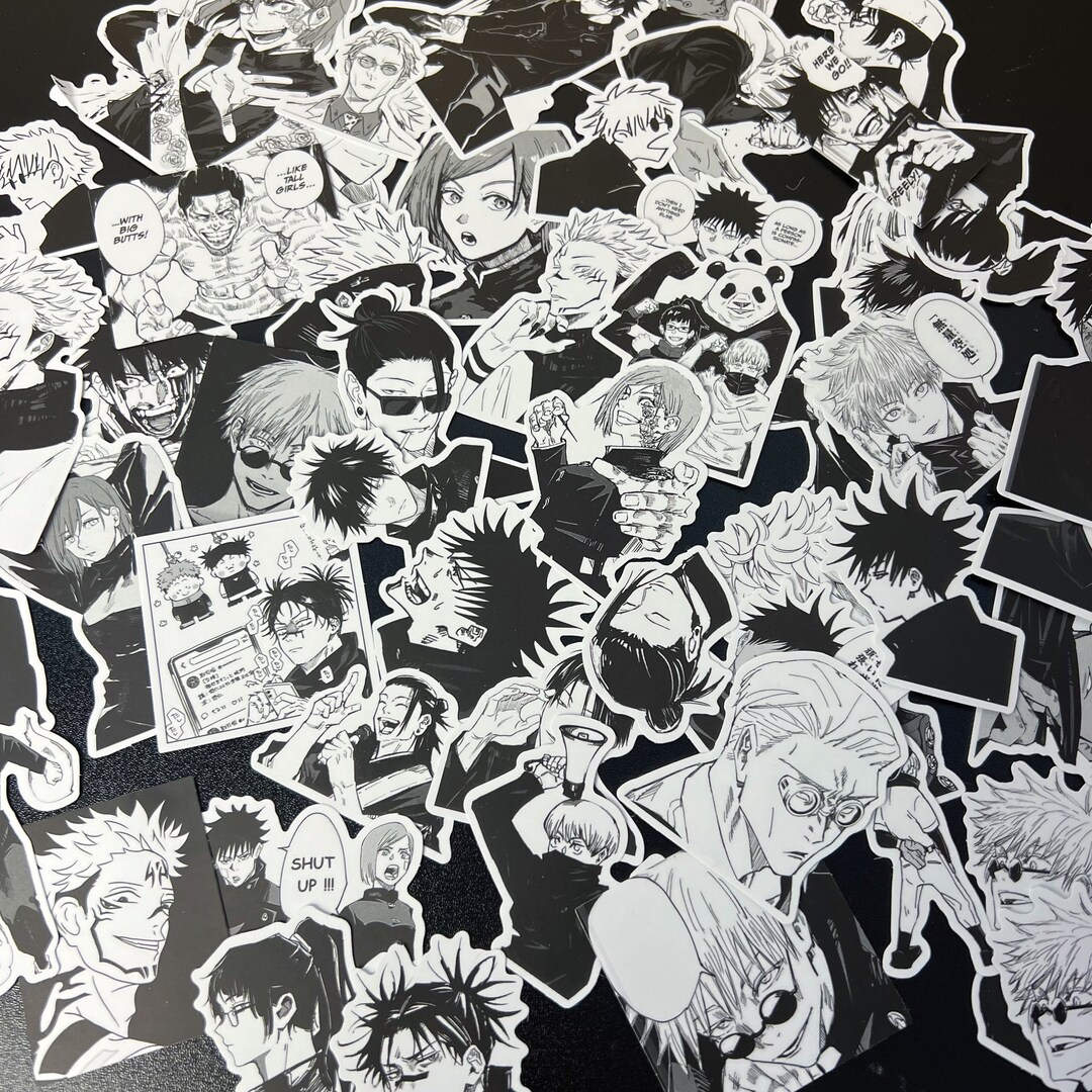 Anime Manga Stickers, 65 Assorted Random Anime Manga Stickers ...