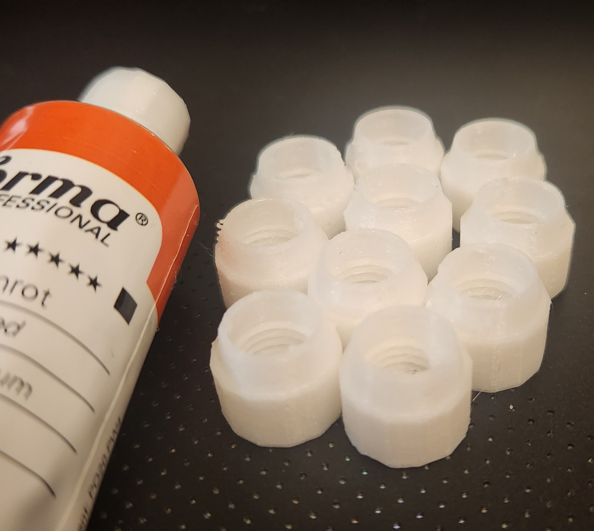 10 Paint Caps for Schmincke 35ml Tube. 3D Printed Replacement Paint ...