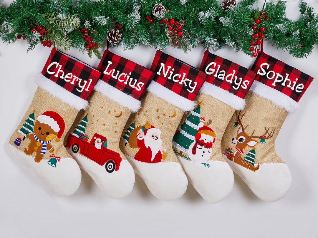 Personalized Christmas Stockings for Holiday Decormonogram - Etsy