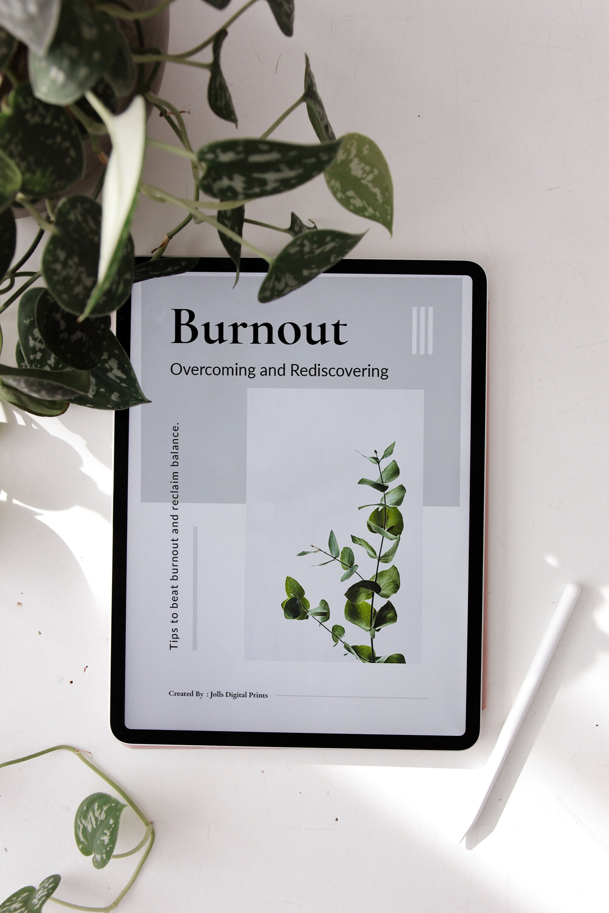 Burnout Journal, Burnout Recovery Workbook, Stress Relief, Self Care ...