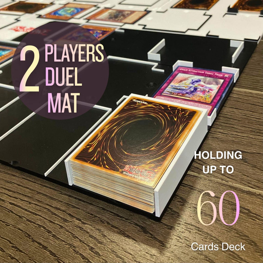 3D Printed Yu-gi-oh Duel Mat, 2 Player TCG Playmat, Customizable - Etsy
