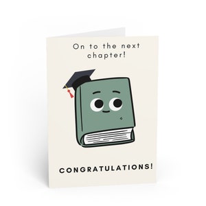 Graduation Card | Cute Graduation Card | on to the Next Chapter ...