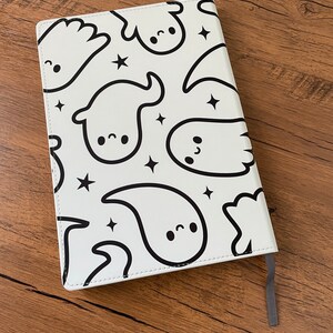 Ghost Journal, Ghost Notebook, A5 Journal, Faux Leather Cover, Journal ...