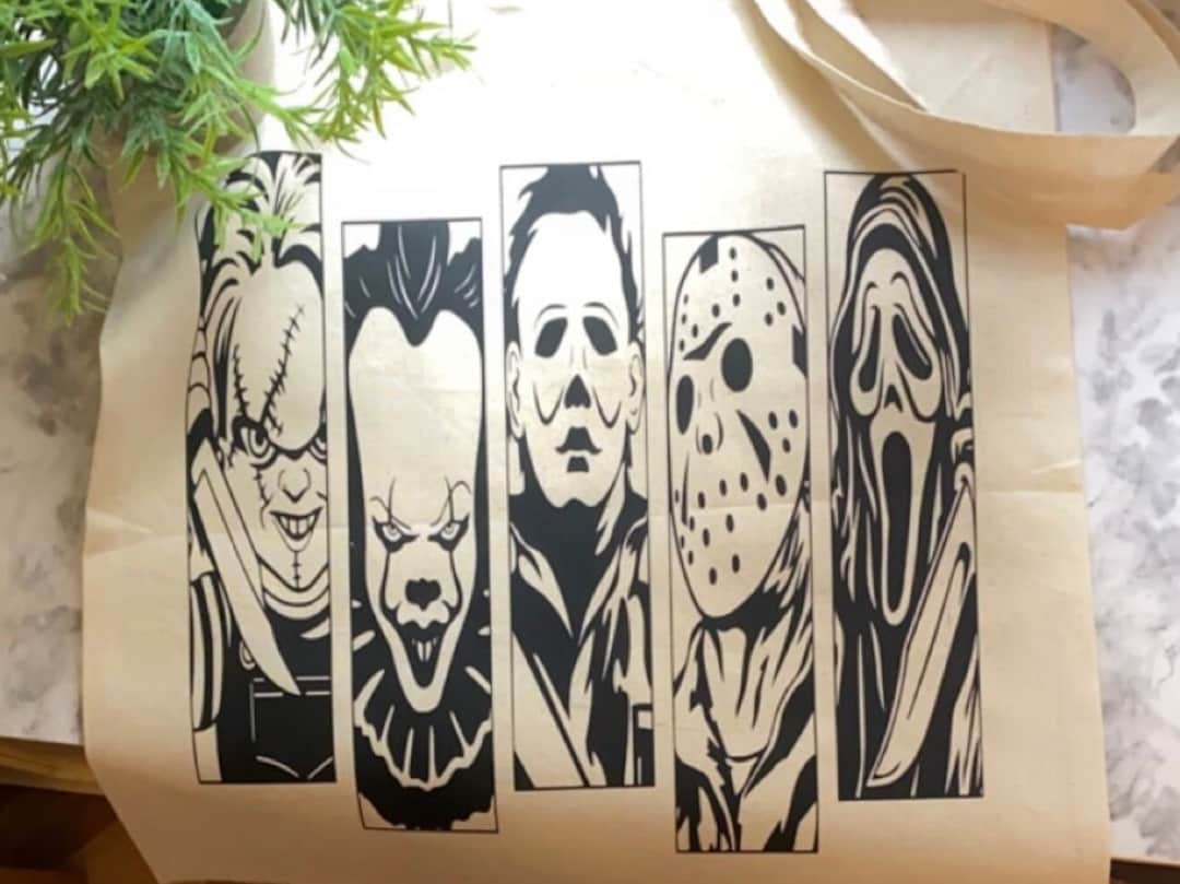 Halloween Tote Bag Horror Movie Tote Bag Horror Movie - Etsy