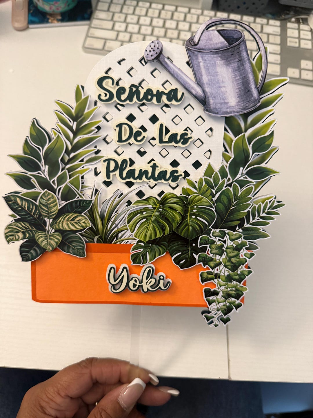 Señora De Las Plantas Cake Topper: Personalized Plant Lover Birthday ...