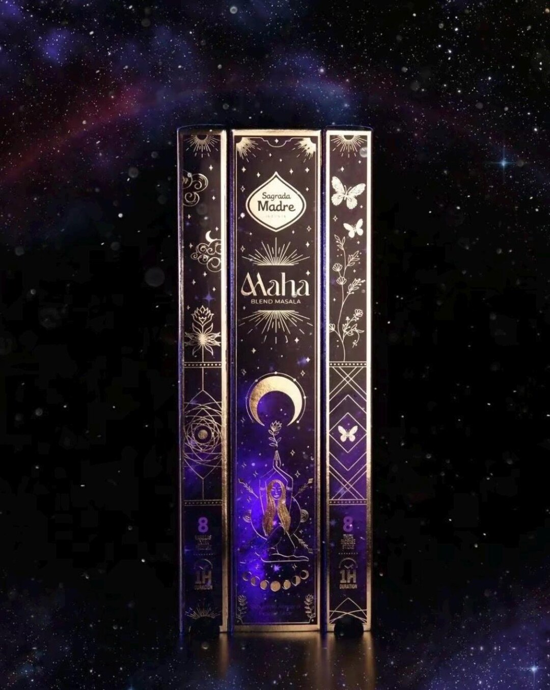 Sagrada Madre Incense Maha Masala Purple Spark - Etsy