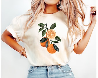 Fruit Orange Shirt - Etsy