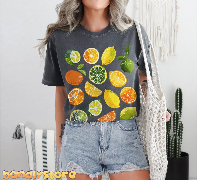 Cute Lemons and Oranges Tshirt | Comfort Colors Summer Lemons Shirt ...