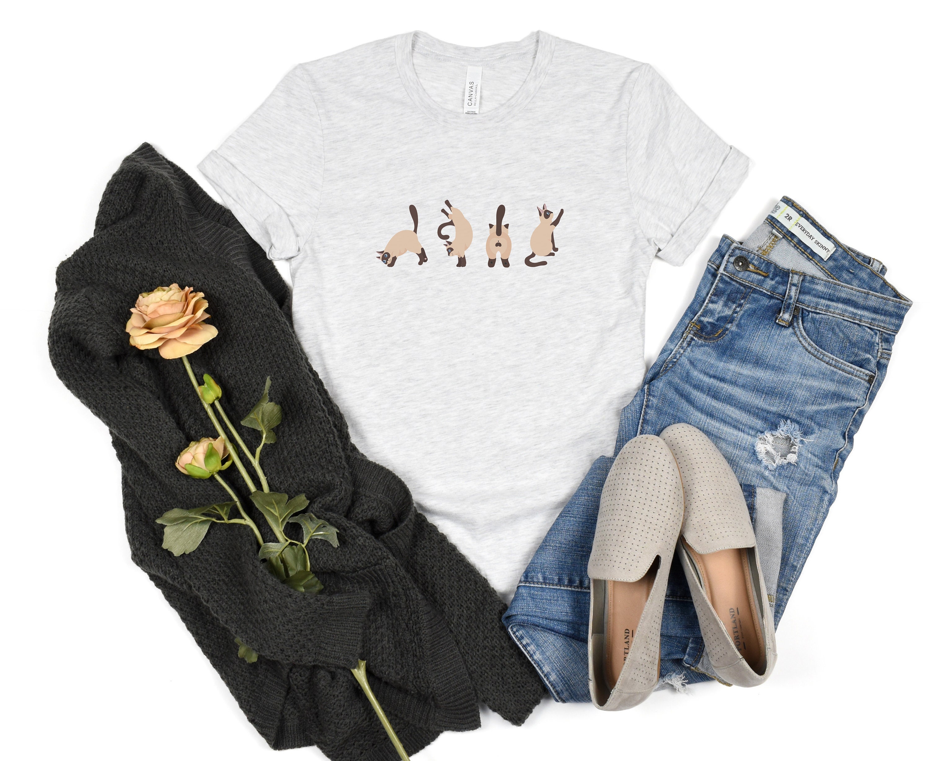 Siamese Cat T-shirt Siamese Cat Shirt Siamese Cat Gift Siamese Cats ...