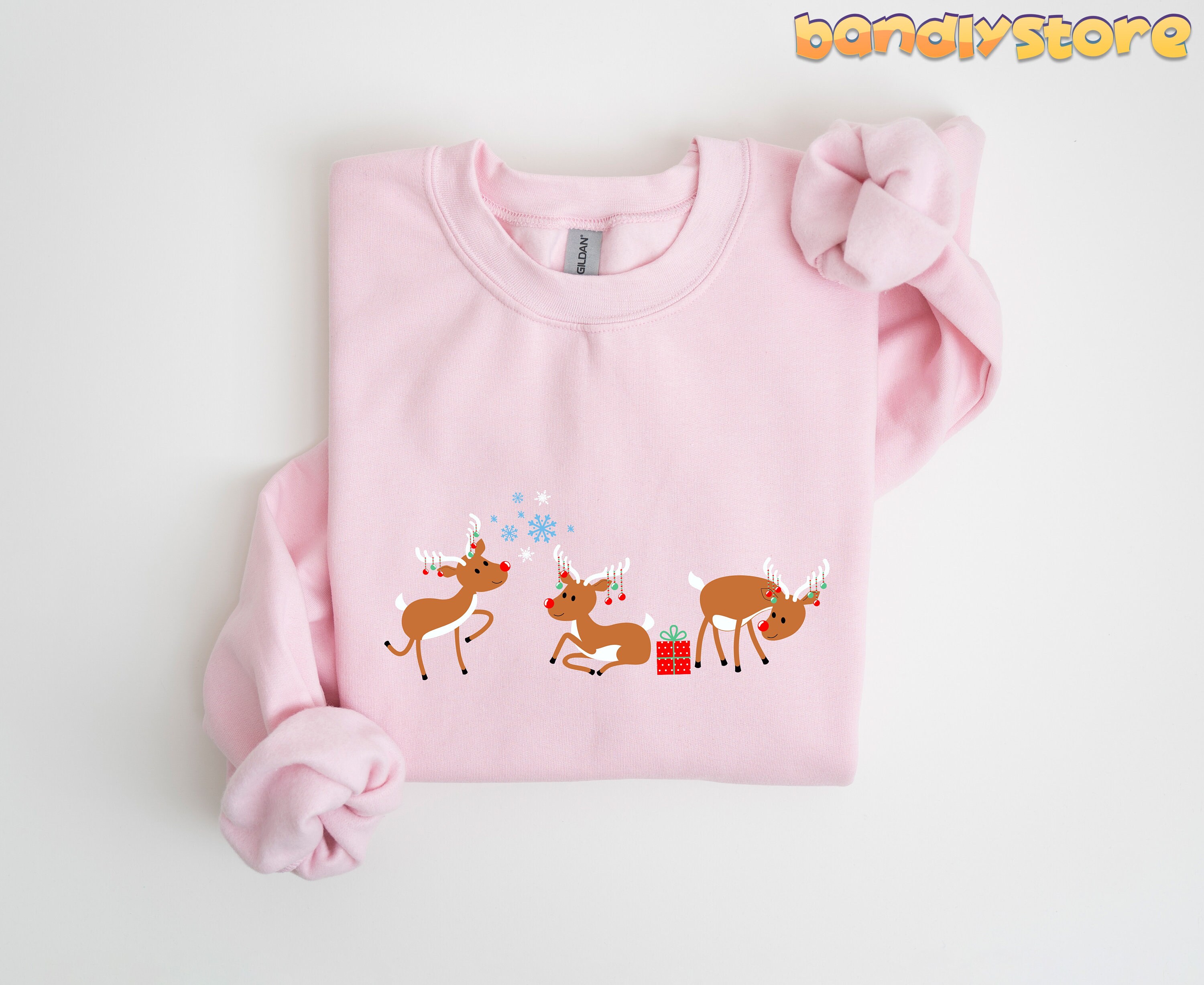 Rudolph the Red Nosed Reindeer Sweatshirt Rudolph Christmas Sweatshirt ...