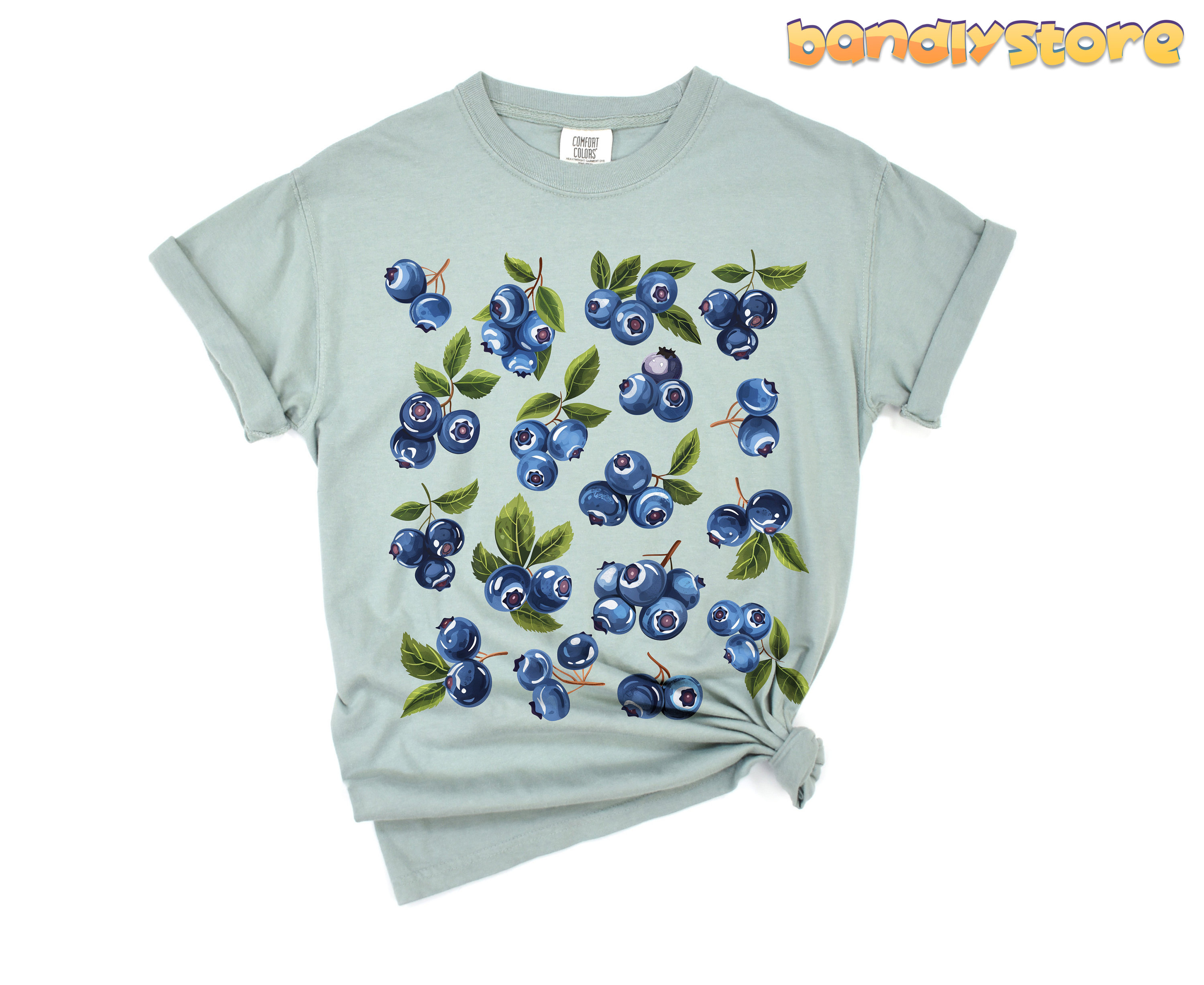 Cute Blueberry Tshirt Comfort Colors Summer Blueberry Shirt ...