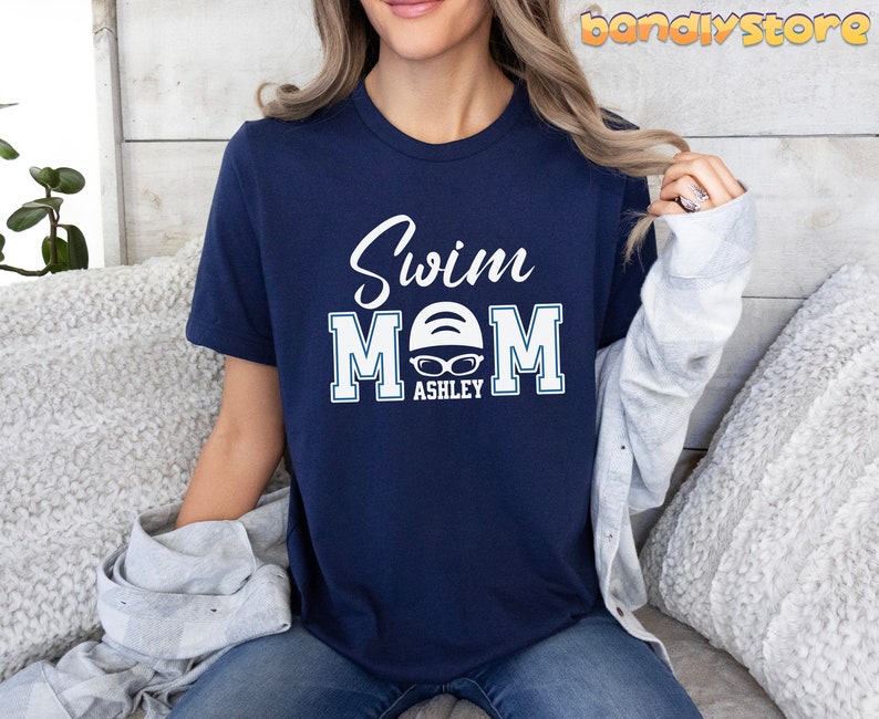 Personalized Swim Mom Shirt | Custom Swim Mom Shirt, Swim Meet Shirt ...
