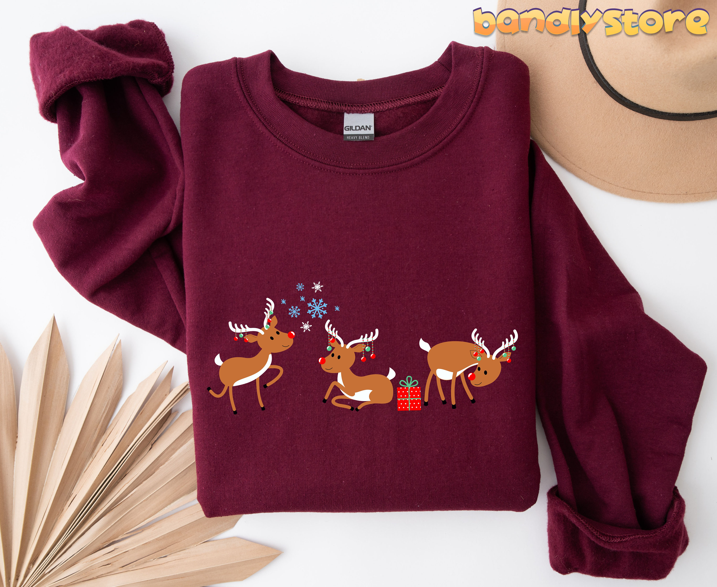 Rudolph the Red Nosed Reindeer Sweatshirt | Rudolph Christmas ...