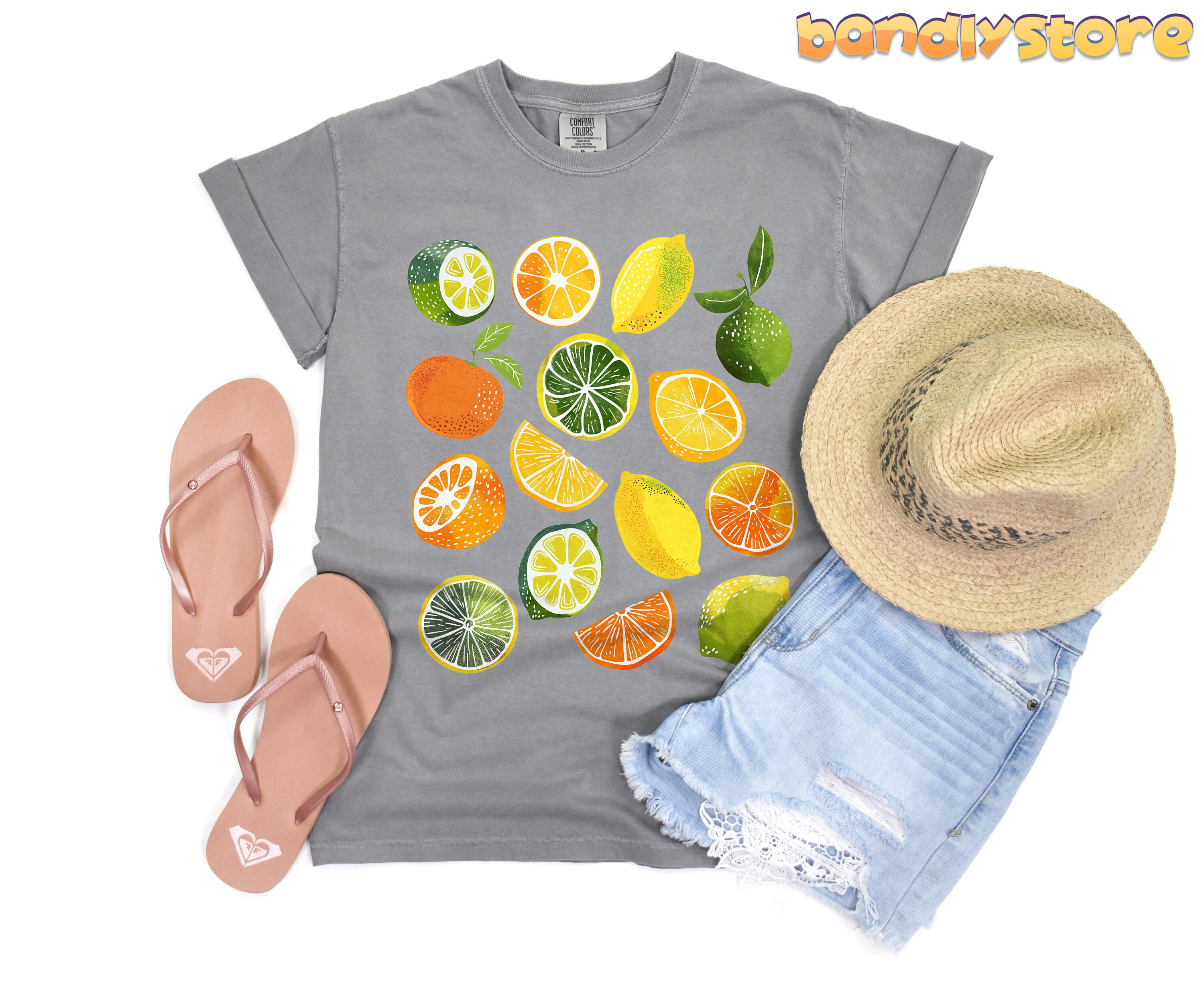 Cute Lemons and Oranges Tshirt | Comfort Colors Summer Lemons Shirt ...