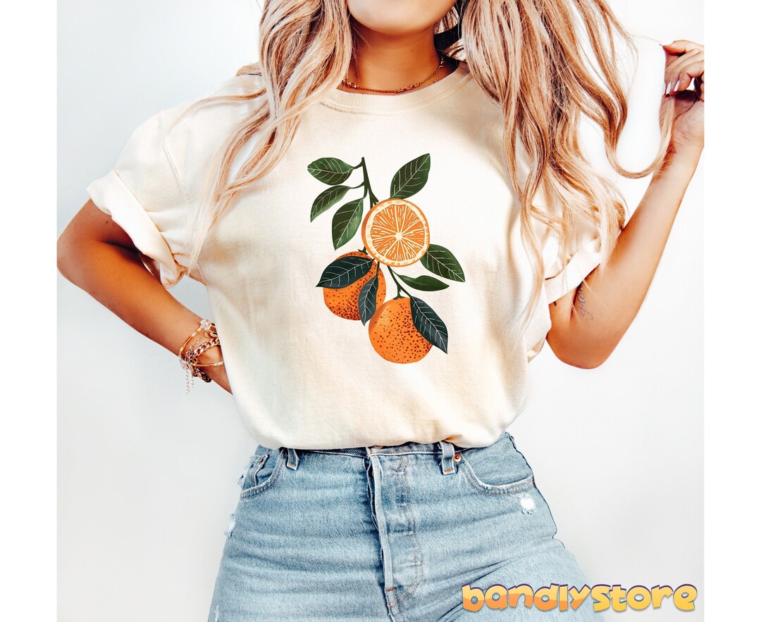 Boho Oranges Tshirt | Comfort Colors Summer Orange Fruit Shirt ...