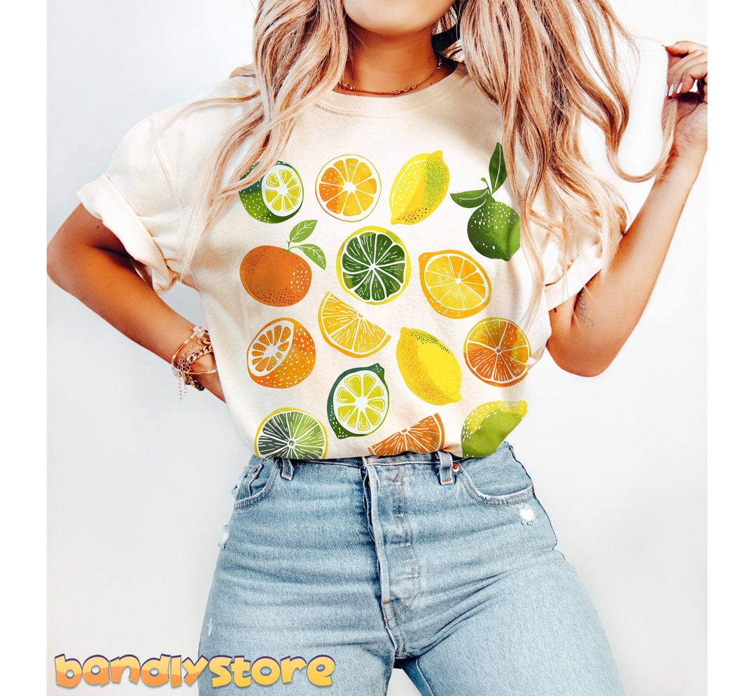 Cute Lemons and Oranges Tshirt | Comfort Colors Summer Lemons Shirt ...